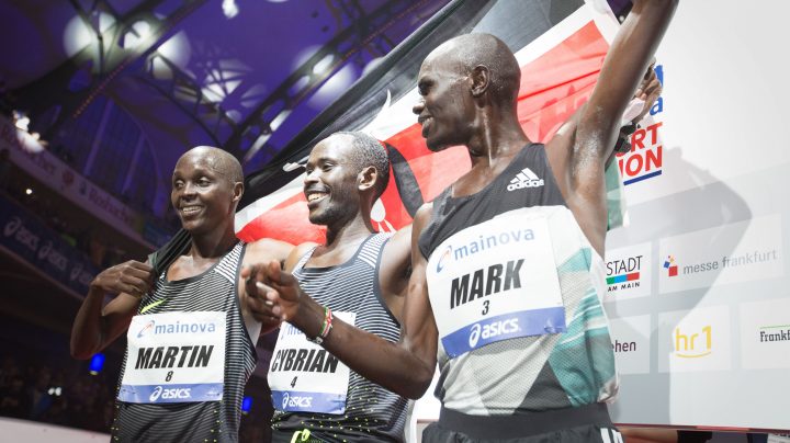 Podcast: Interviews mit Mark Korir, Martin Kosgey und Cybrian Kotut - Mainova Frankfurt Marathon